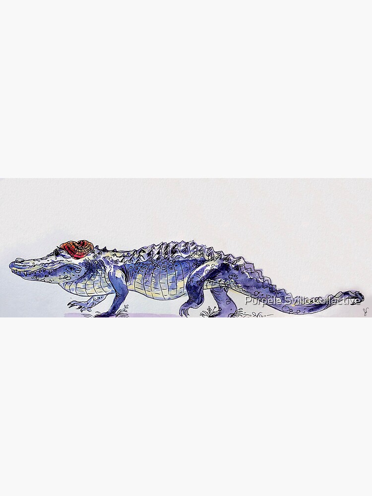 "Dapper Croc" Sticker for Sale by SvetlanaW | Redbubble