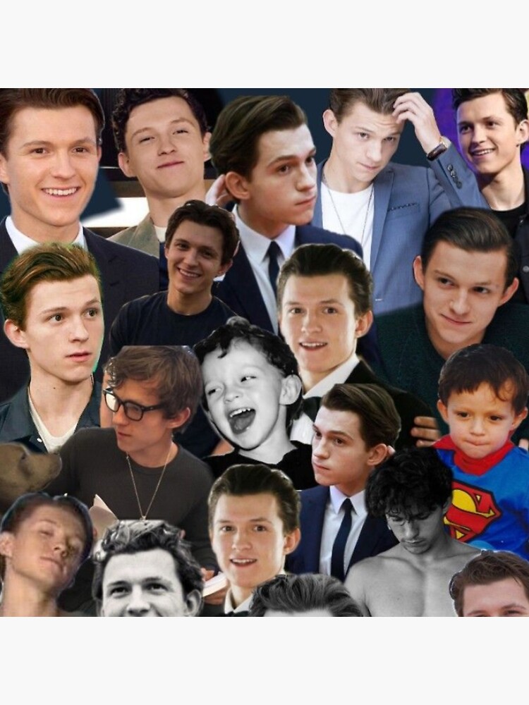 Póster «Tom Holland Collage» de Rs-arts | Redbubble