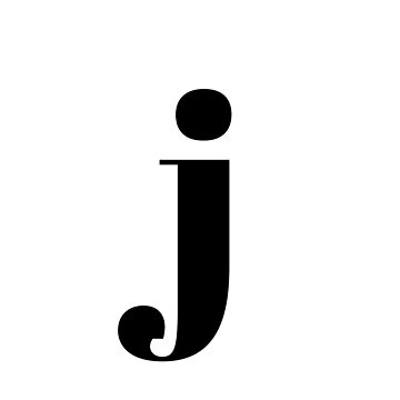 ""j" initial" Sticker for Sale by gracehertlein | Redbubble