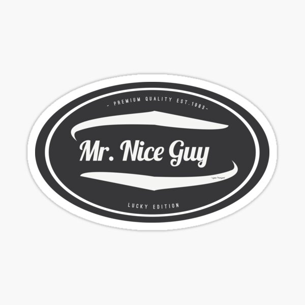 Art & Collectibles Mr Nice Guy Cut Vinyl Sticker Drawing & Illustration ...