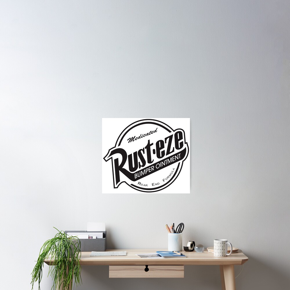Póster «Logotipo Rust-eze Negro Sólido» de akbarfatts | Redbubble