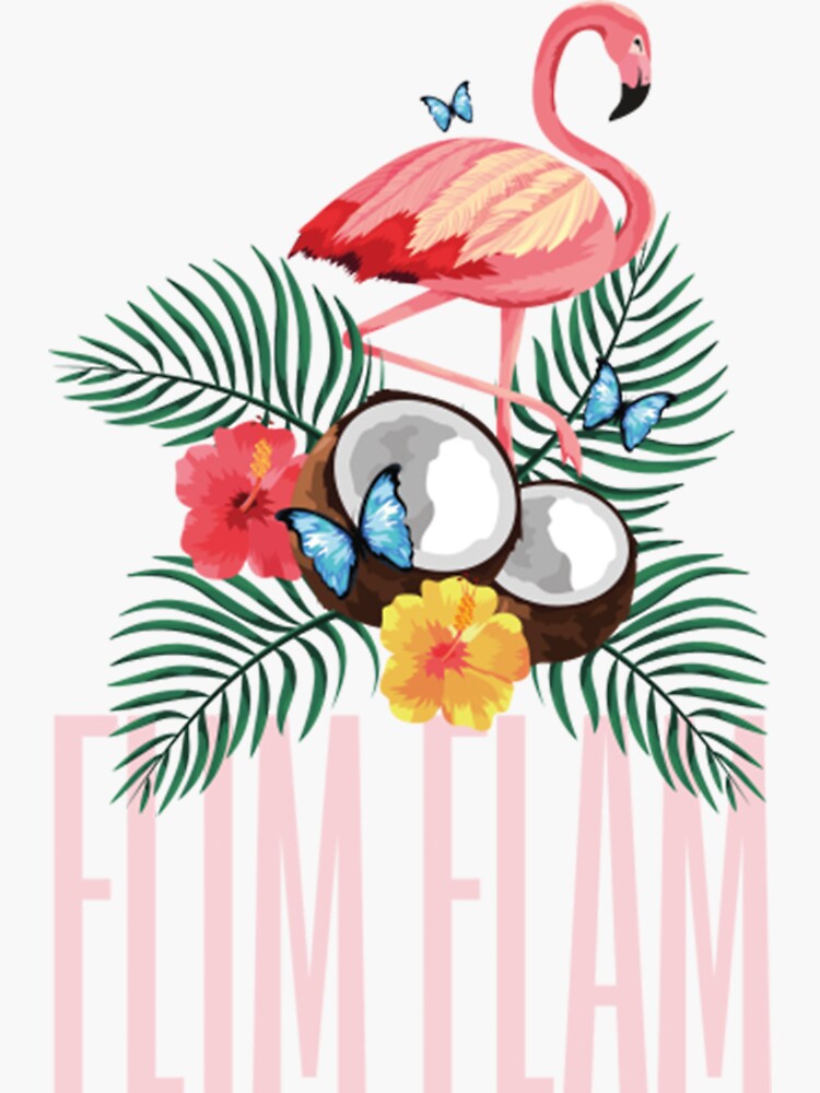 "flam Mr Flim Flam " Sticker for Sale by WelcomeToMarlon | Redbubble