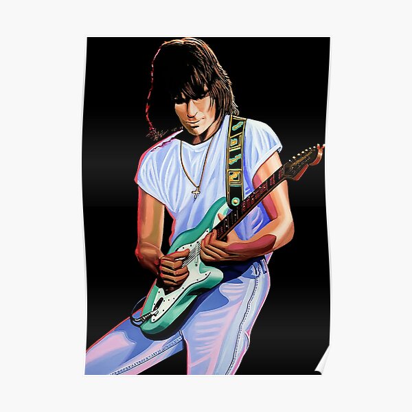 "Jeff Beck artwork" Poster for Sale by zeldariardo | Redbubble