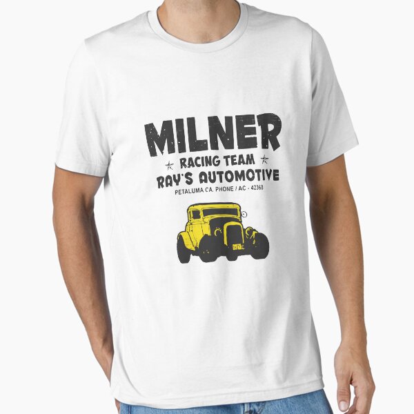 "MILNER RACING TEAM" Essential T-Shirt for Sale by AudibleKelly | Redbubble