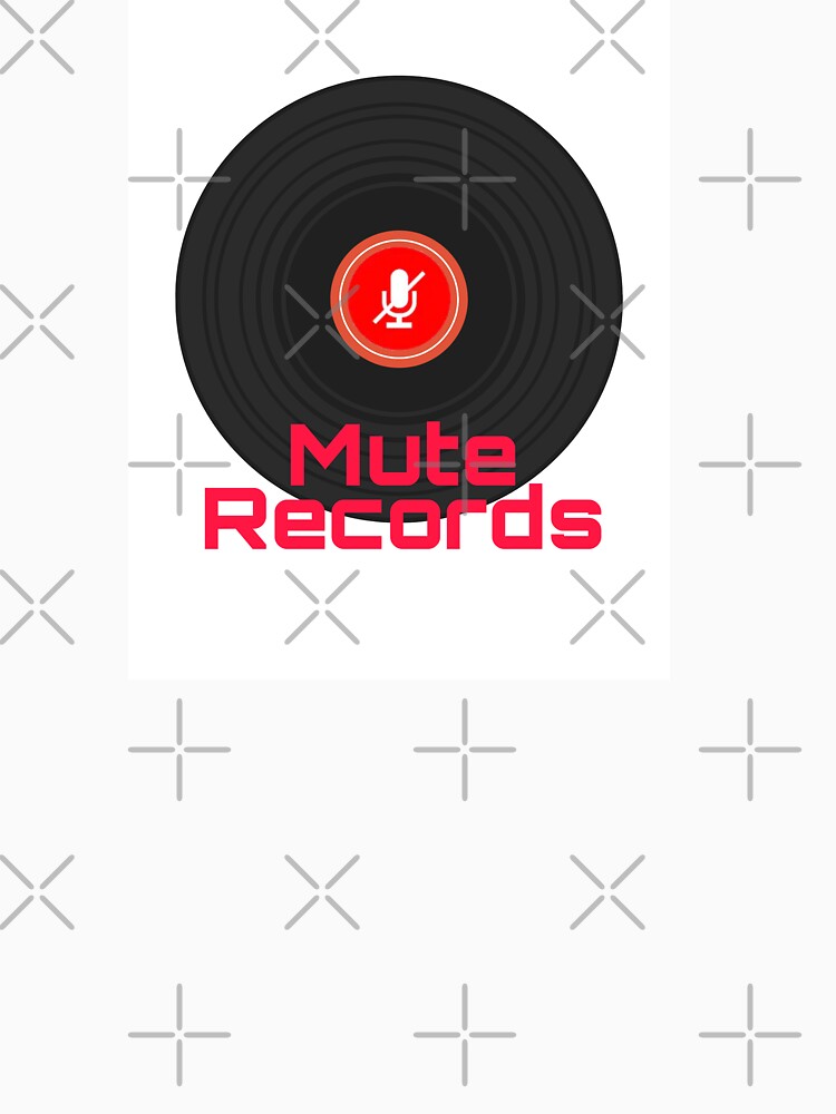 "Mute Records Design" T-shirt for Sale by Sunilsonu123 | Redbubble ...