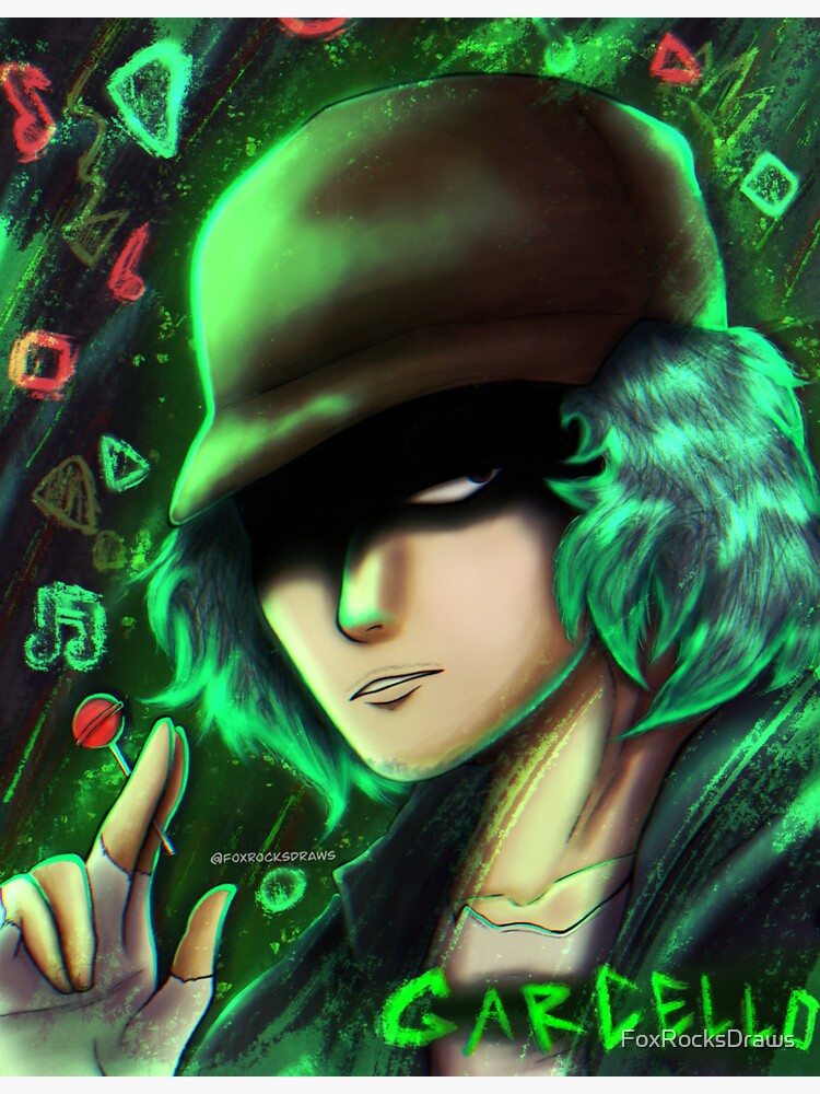 "Garcello " Sticker by FoxRocksDraws | Redbubble