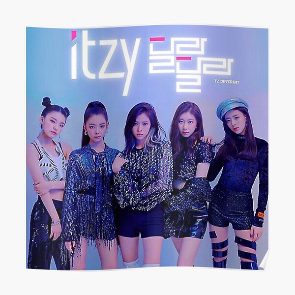 "Itzy Poster" Poster for Sale by celomico | Redbubble