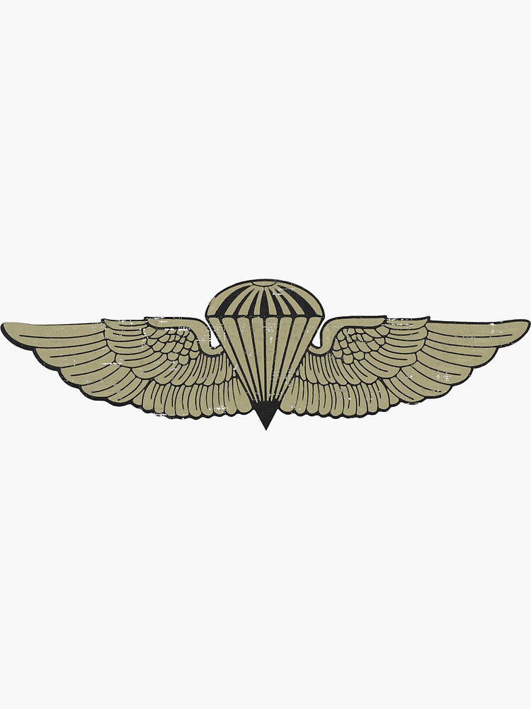 " USMC Jump Wings" Sticker for Sale by AudibleKelly | Redbubble