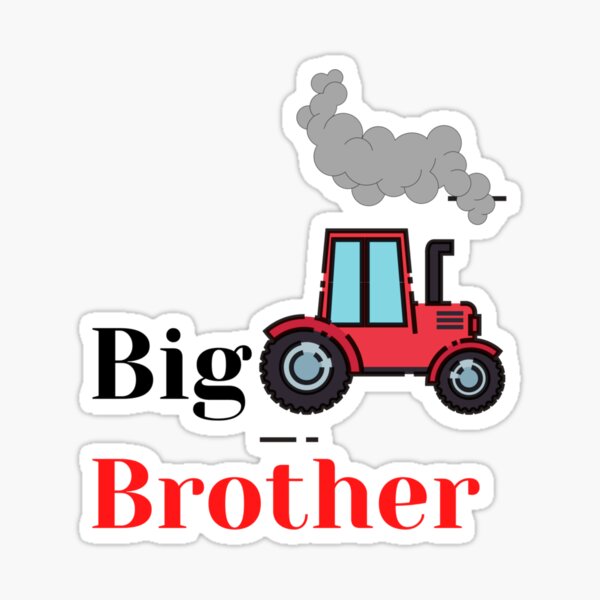 "Big Brother gift set [announcement] Big Bro" Sticker for Sale by ...