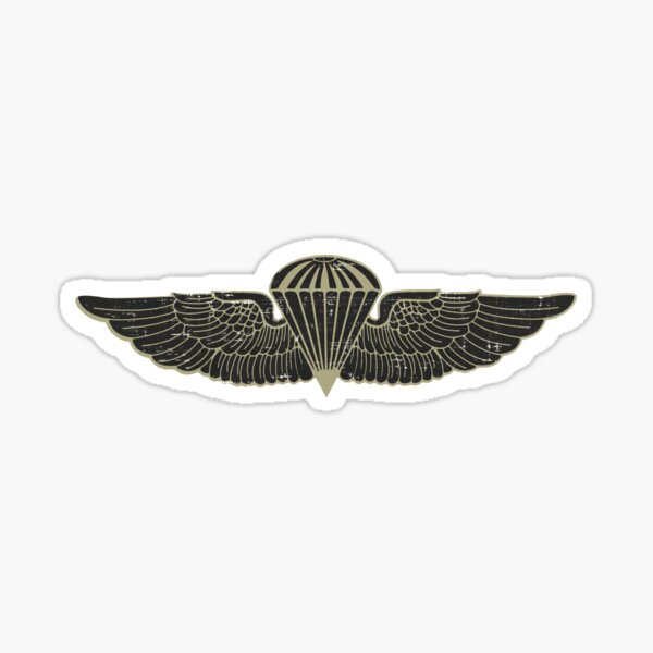 "USMC Jump Wings" Sticker for Sale by AudibleKelly | Redbubble