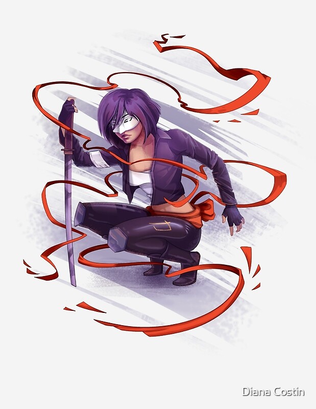 "Katana fan art" by Diana Costin | Redbubble
