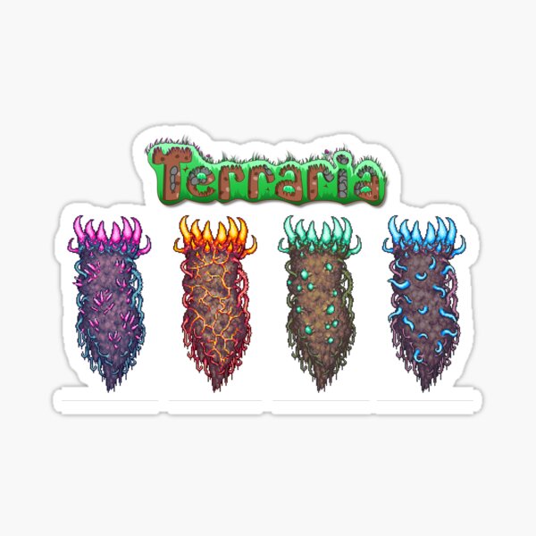 "Classic Design Terraria Game Monsters" Sticker for Sale by ...