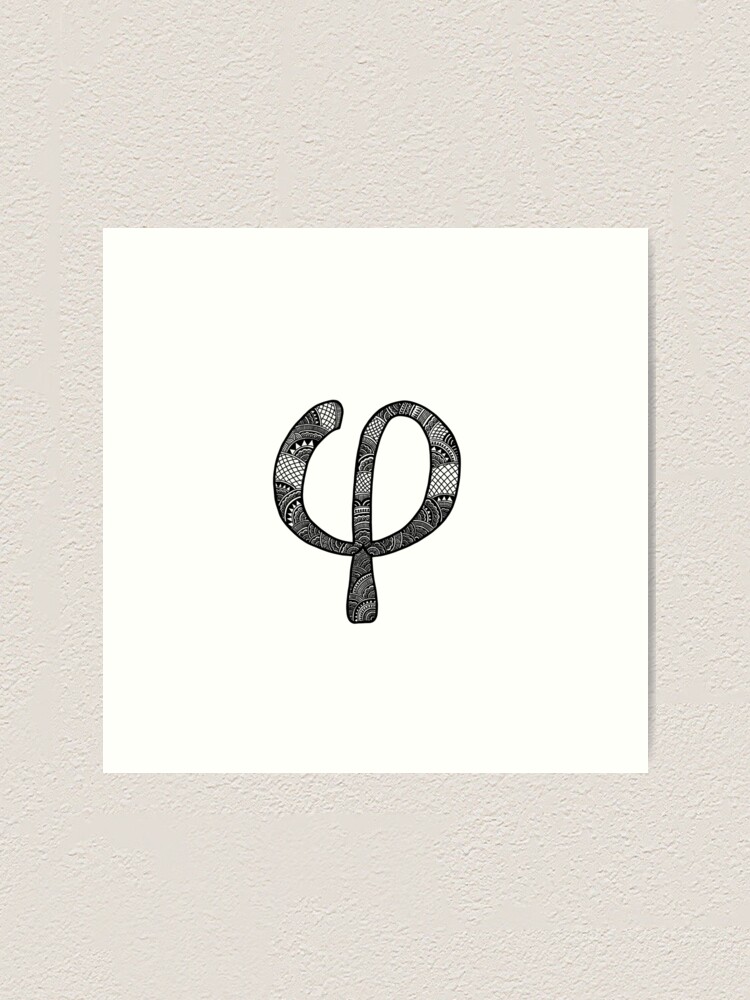 "Doodle art on Phi symbol" Art Print for Sale by kkanchan | Redbubble