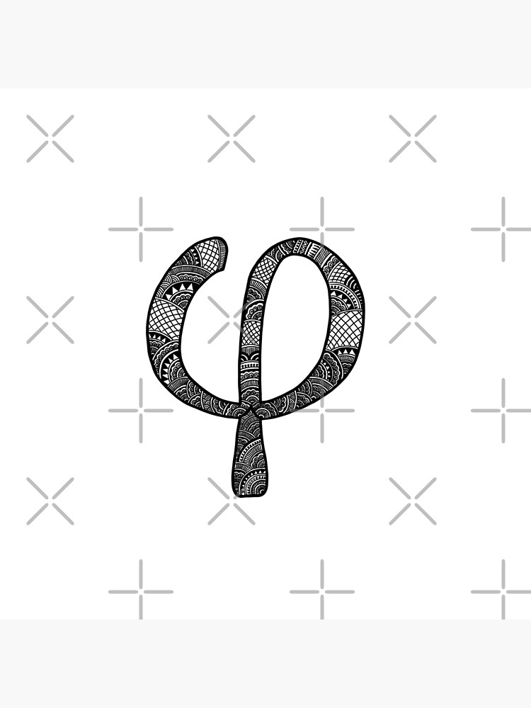 "Doodle art on Phi symbol" Art Print for Sale by kkanchan | Redbubble