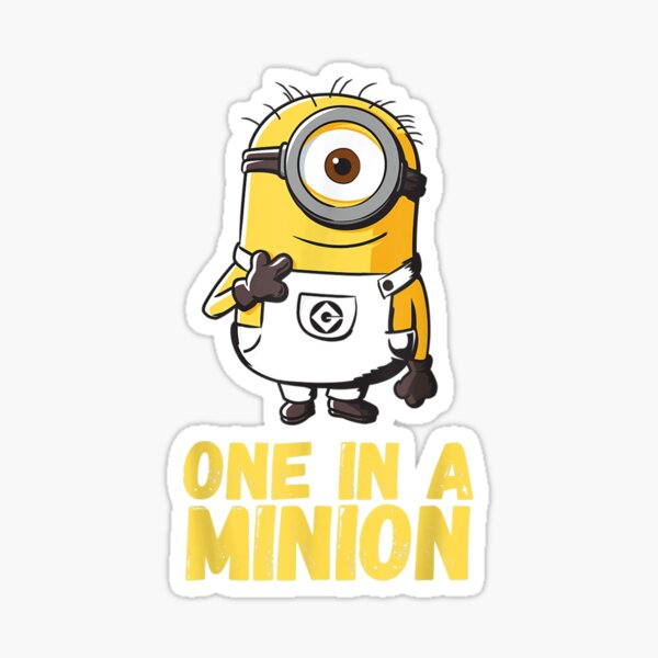 "Minion" Sticker for Sale by RobertVandivier | Redbubble