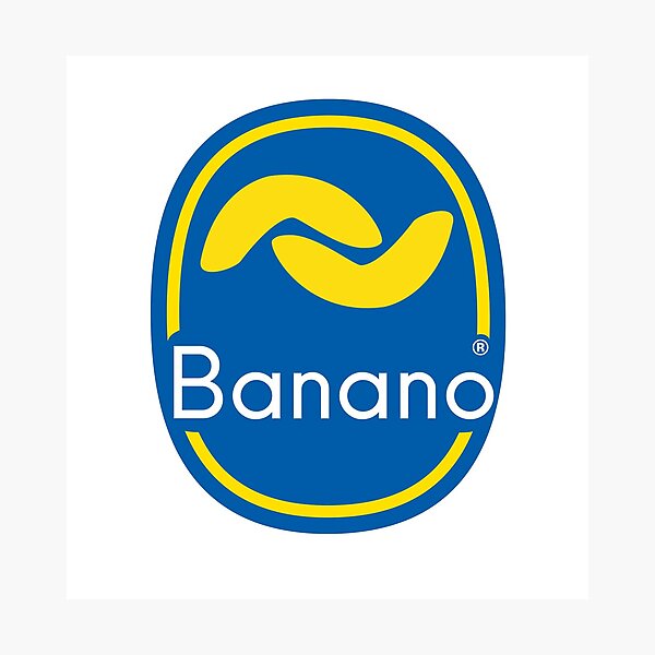 "Banano Logo" Photographic Print by Bonky-art | Redbubble