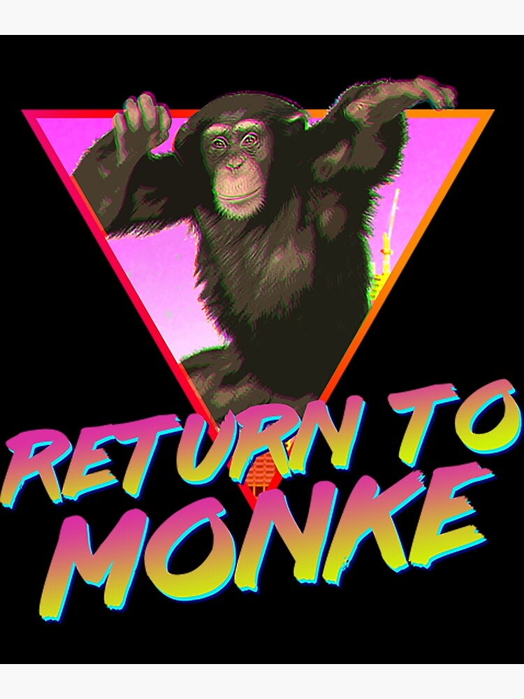 "Return To Monke T-ShirtReject Humanity, Return to Monke Aesthetic ...