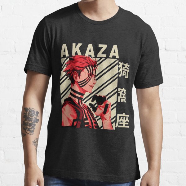 "Demon Slayer Anime Character Akaza" T-shirt for Sale by MarthaBetty2 ...