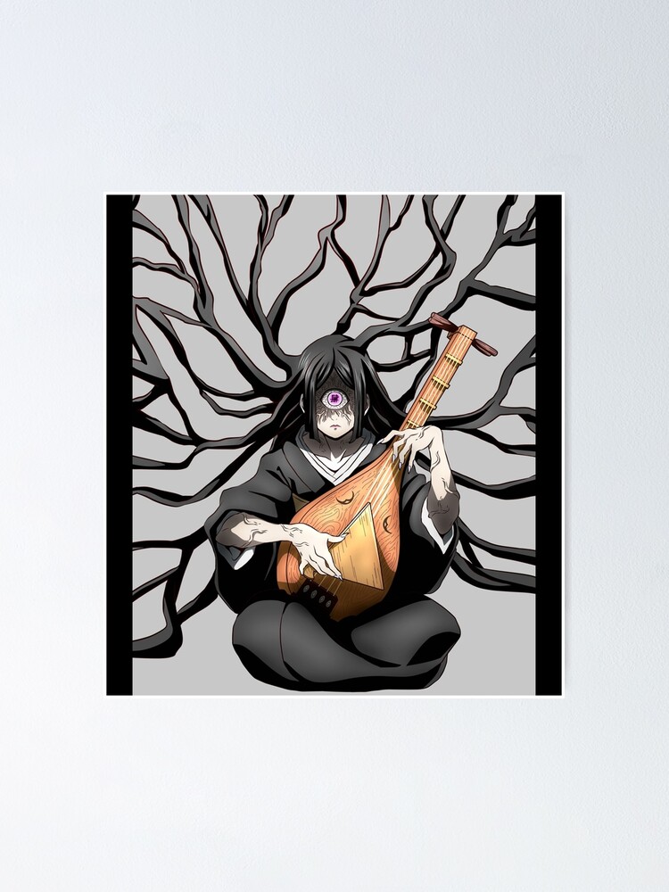 Póster «Anime Graphic Demon Slayer - Biwa Demon» de MarthaBetty2 ...