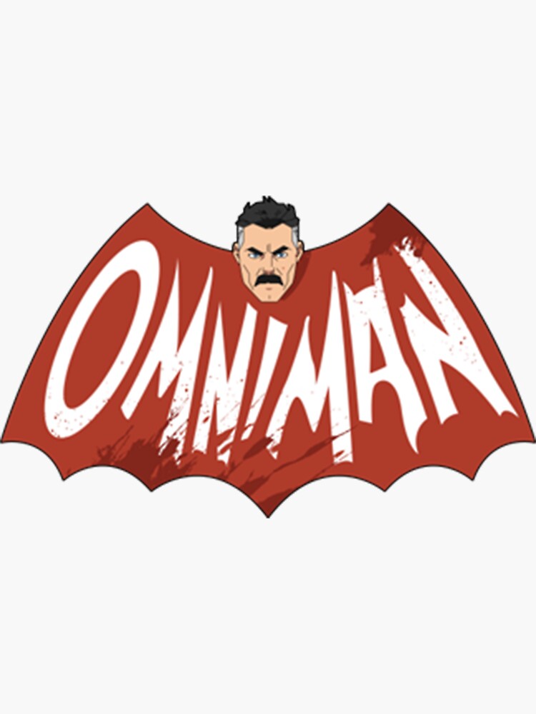 "Invincible Omni Man" Sticker for Sale by Needlesofsvet | Redbubble