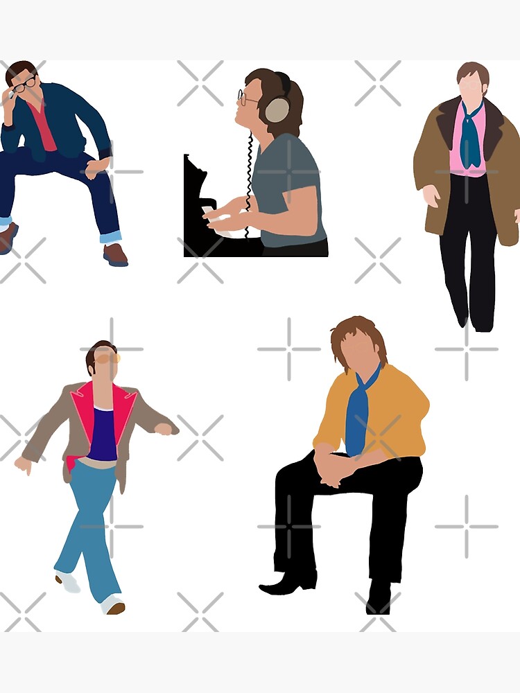"Rocketman Elton Elton Music John Sticker Pack" Poster by ...