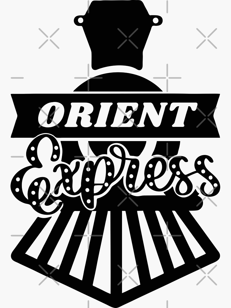 "Orient Express - Famous Train Vintage Logo" Sticker for Sale by ...