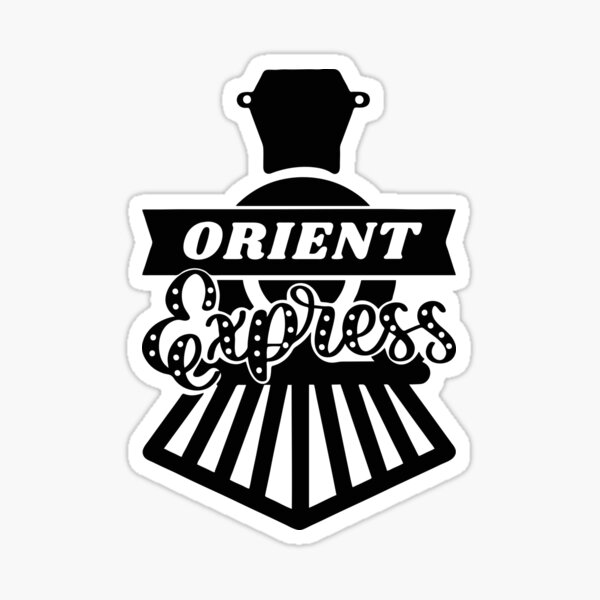 "Orient Express - Famous Train Vintage Logo" Sticker for Sale by ...