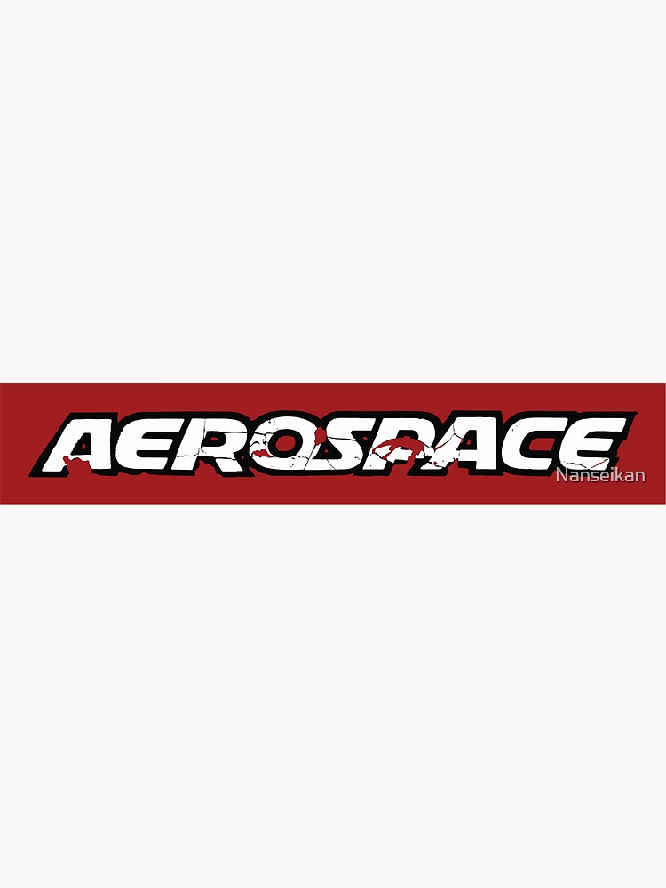"cracked aerospace" Sticker for Sale by Nanseikan | Redbubble
