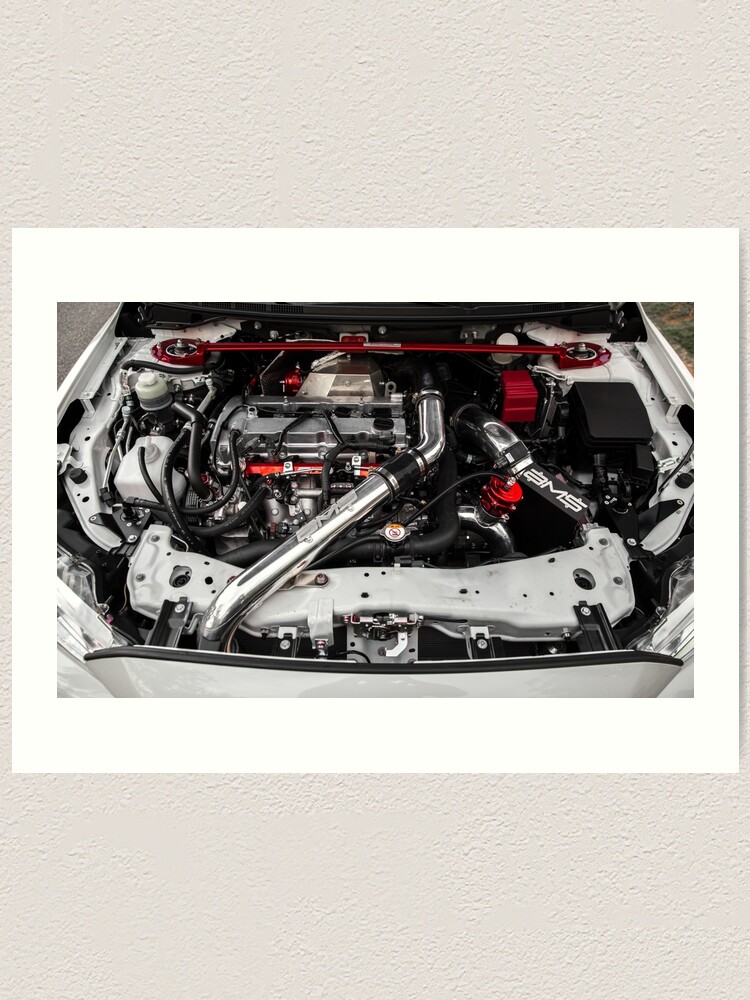 "Evo X Engine Bay" Art Print by MikeKuhnRacing | Redbubble