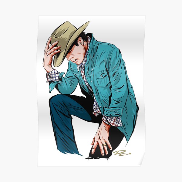 Póster «Clay Walker - Una ilustración de Paul Cemmick» de TIGERDAVER ...