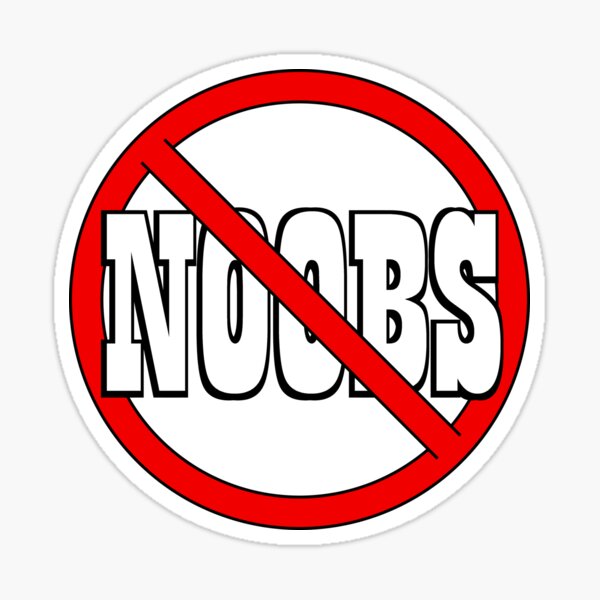 "No Noobs Allowed - Gamer PC Master Race Steam" Sticker for Sale by ...