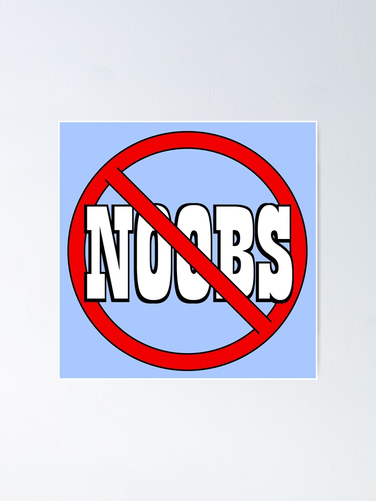 "No Noobs Allowed - Gamer PC Master Race Steam" Poster by ...