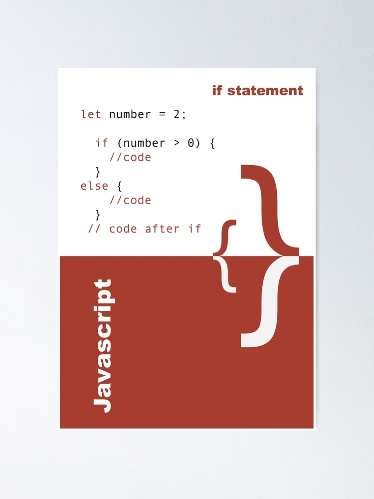 Javascript Poster For Loop Cheat Sheet Javascript Helper Coding Design Code Art Poster