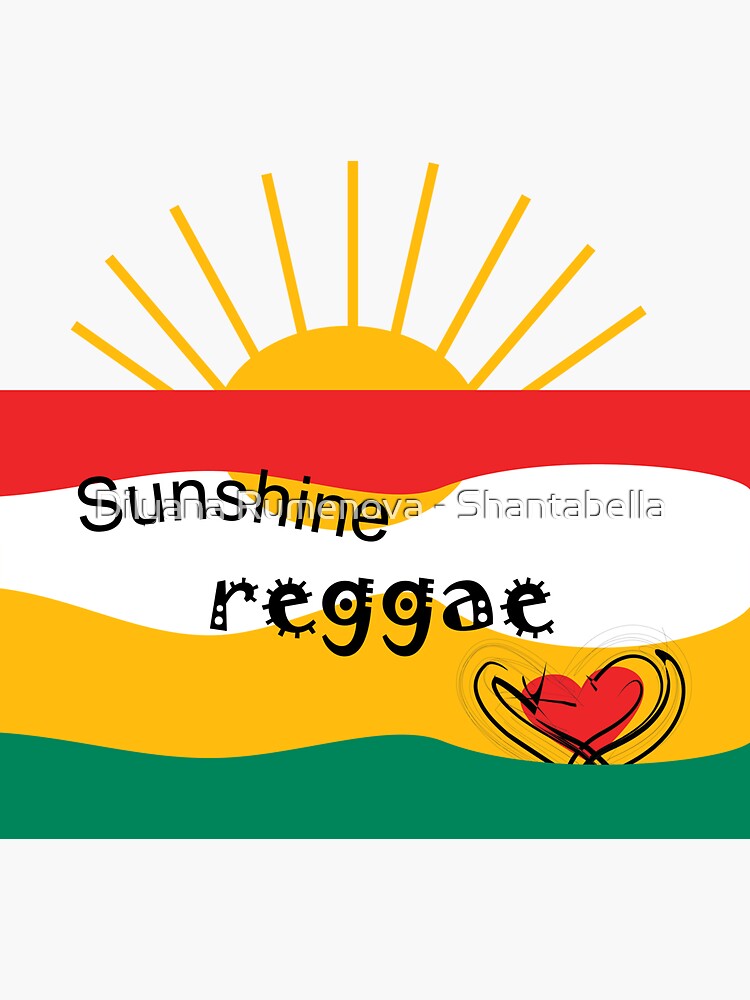 "Sunshine Reggae" Sticker for Sale by Dilito4 | Redbubble