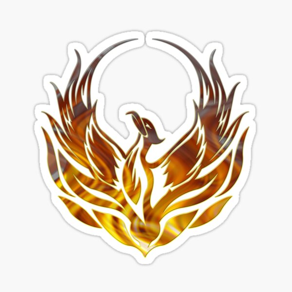 "PHOENIX" Sticker for Sale by ferasjv | Redbubble