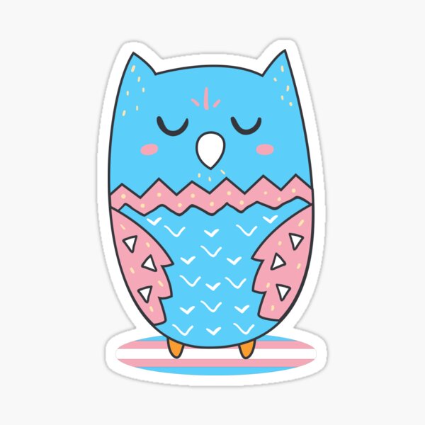 "Rainbow colored pet - - Wikipedia Transgender pride colored owl is my ...