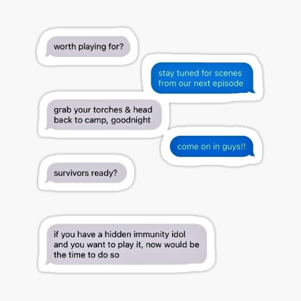 "Survivor Jeff Probst Quotes Sticker Pack" Sticker for Sale by ...