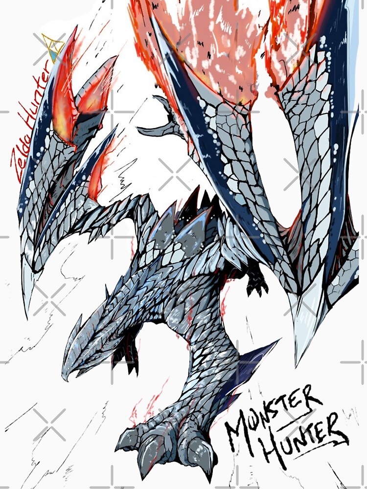 "Valstrax, Monster Hunter" T-shirt for Sale by LiluBellelule ...