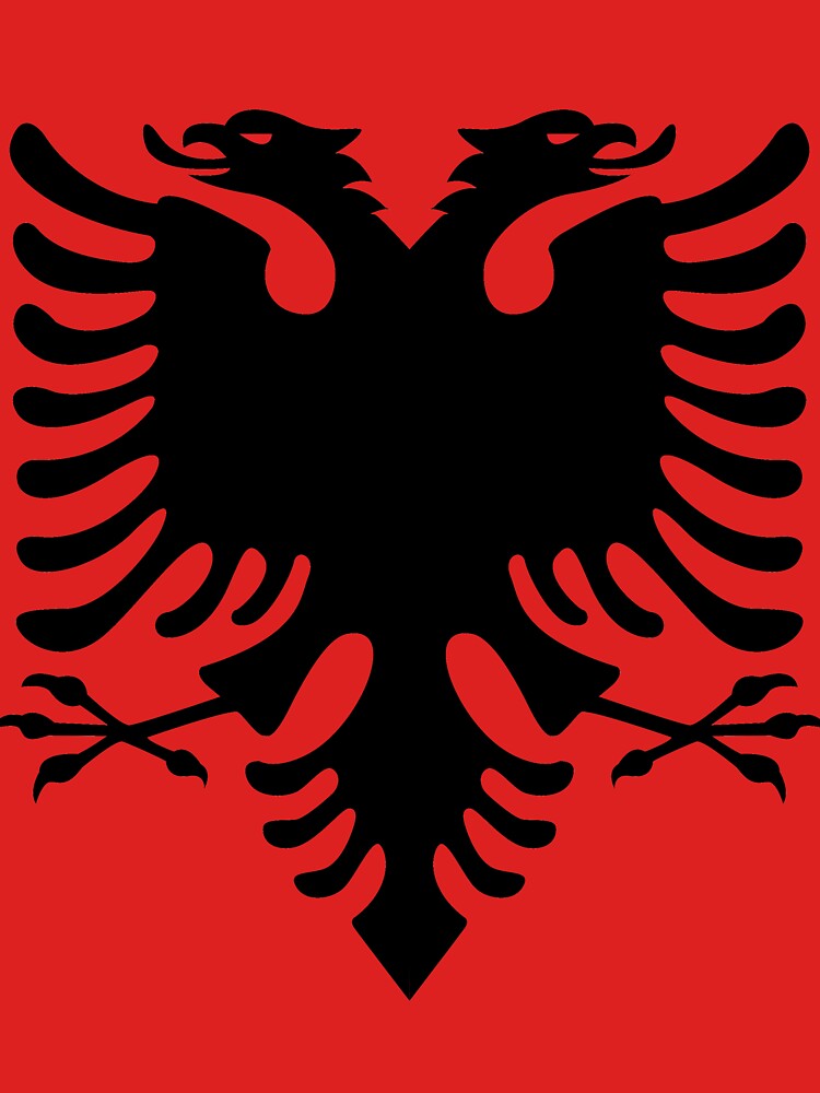 "Albanian Emblem" T-shirt for Sale by wickedcartoons | Redbubble ...