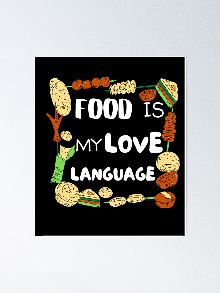 "Food Is My Love Language - food lover tshirt - food sticker pack ...