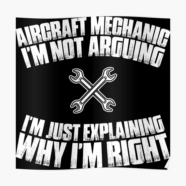 Aviation Maintenance Technician Posters | Redbubble