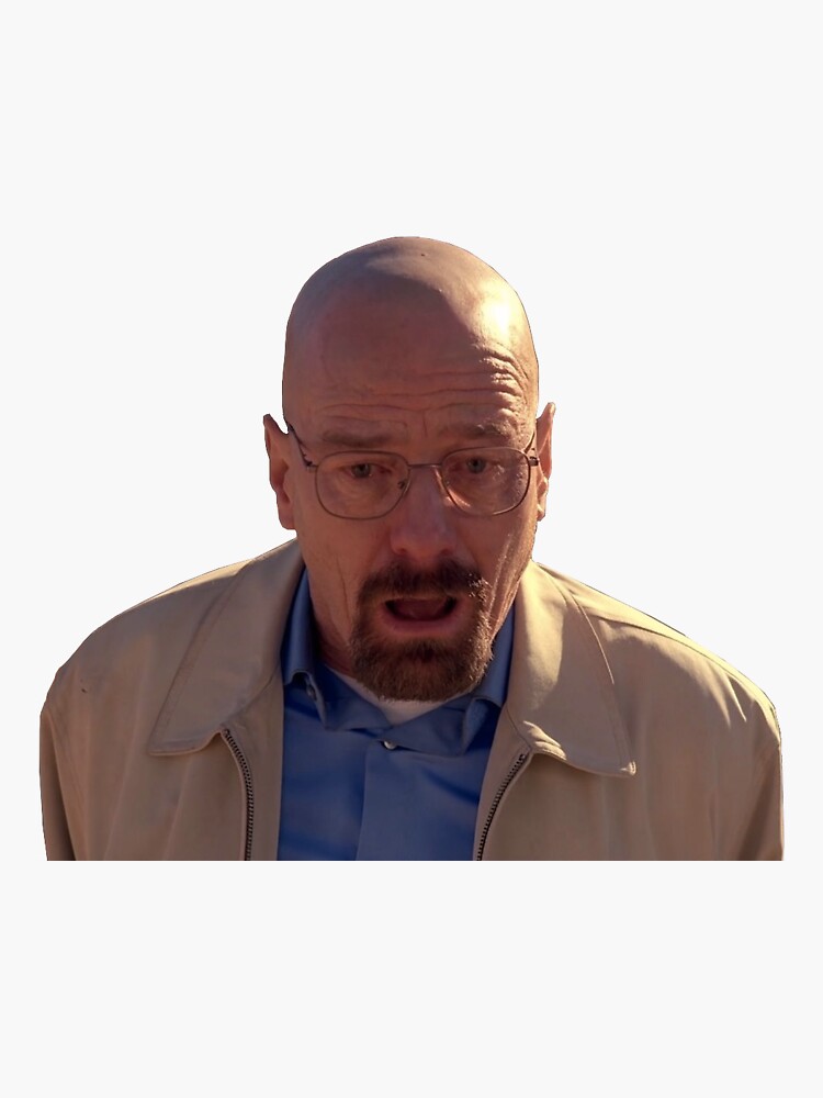 "Sad Walter White / Breaking Bad Meme" Sticker by DrMemes | Redbubble