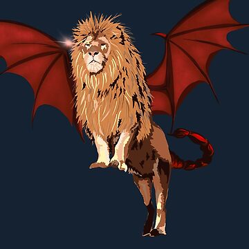 "The Manticore" Sticker for Sale by MqBelle | Redbubble