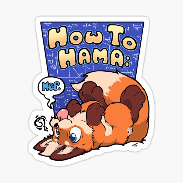 "How to Hama:" Sticker for Sale by SuperSahama | Redbubble