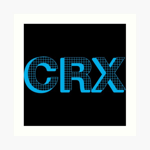 "CRX Band Logo" Art Print for Sale by ICheckmateThee | Redbubble
