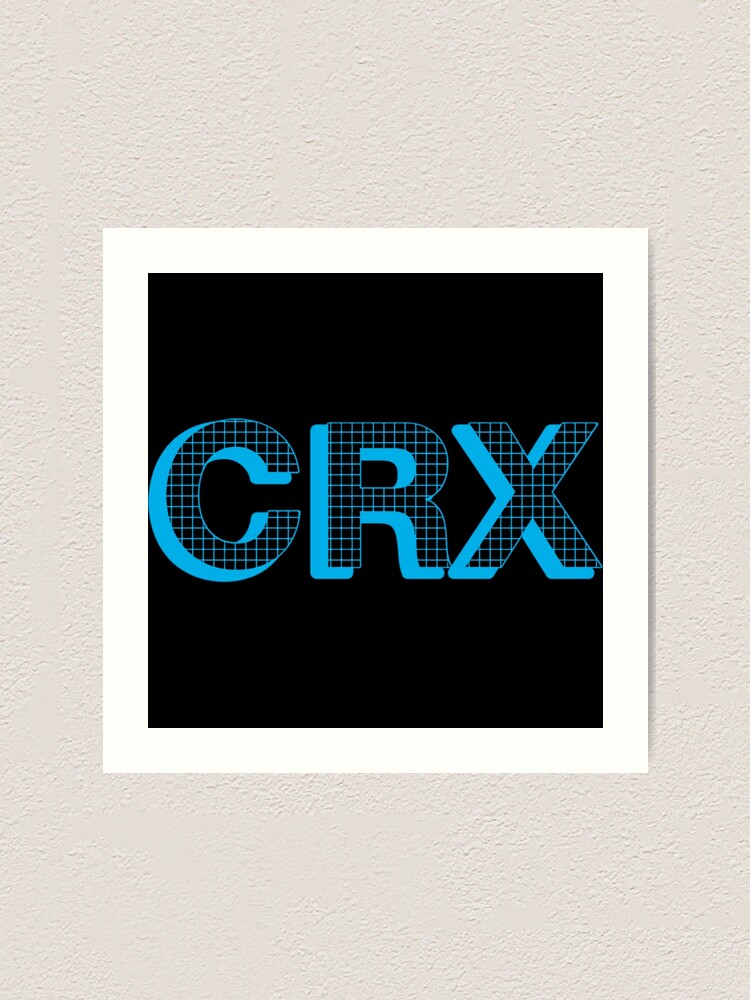"CRX Band Logo" Art Print for Sale by ICheckmateThee | Redbubble