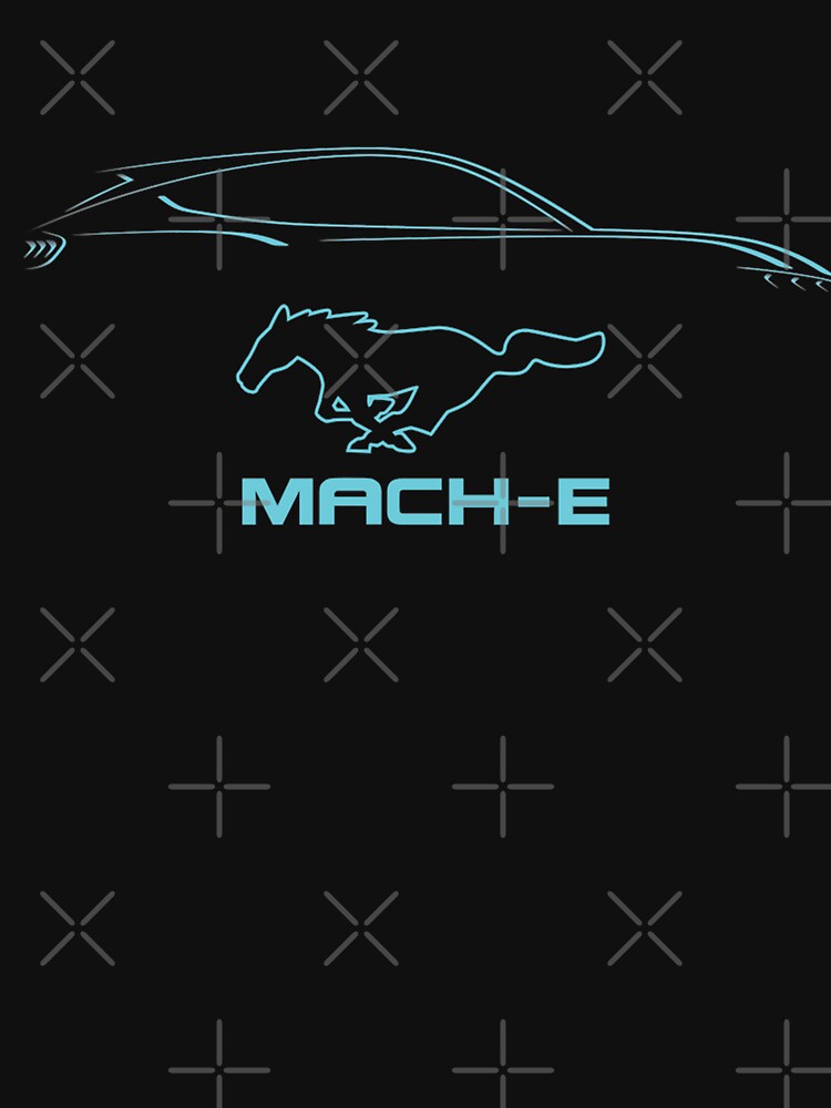 "Mustang Mach-E" Lightweight Hoodie for Sale by autoaddict | Redbubble