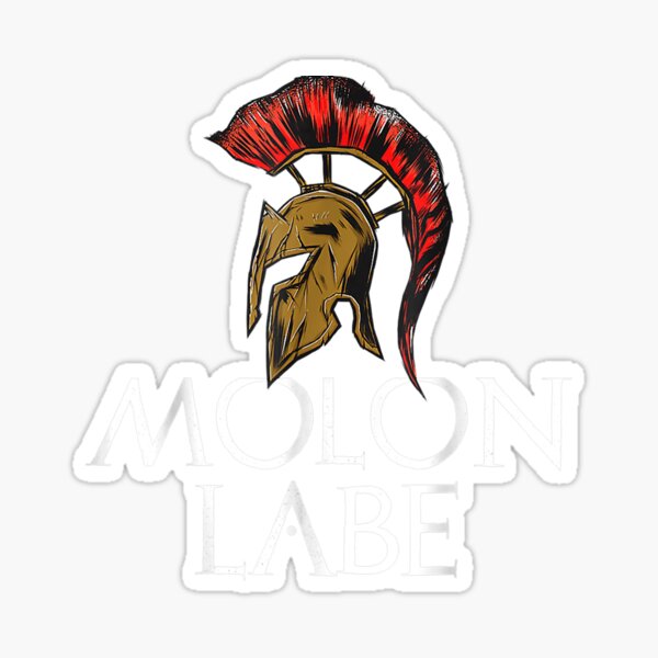 "Molon Labe Inspired Molonlabe Related Molonlabe Design Gift " Sticker ...