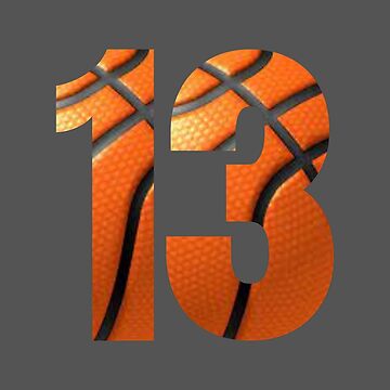 "basketball number 13" Sticker for Sale by Xhere | Redbubble