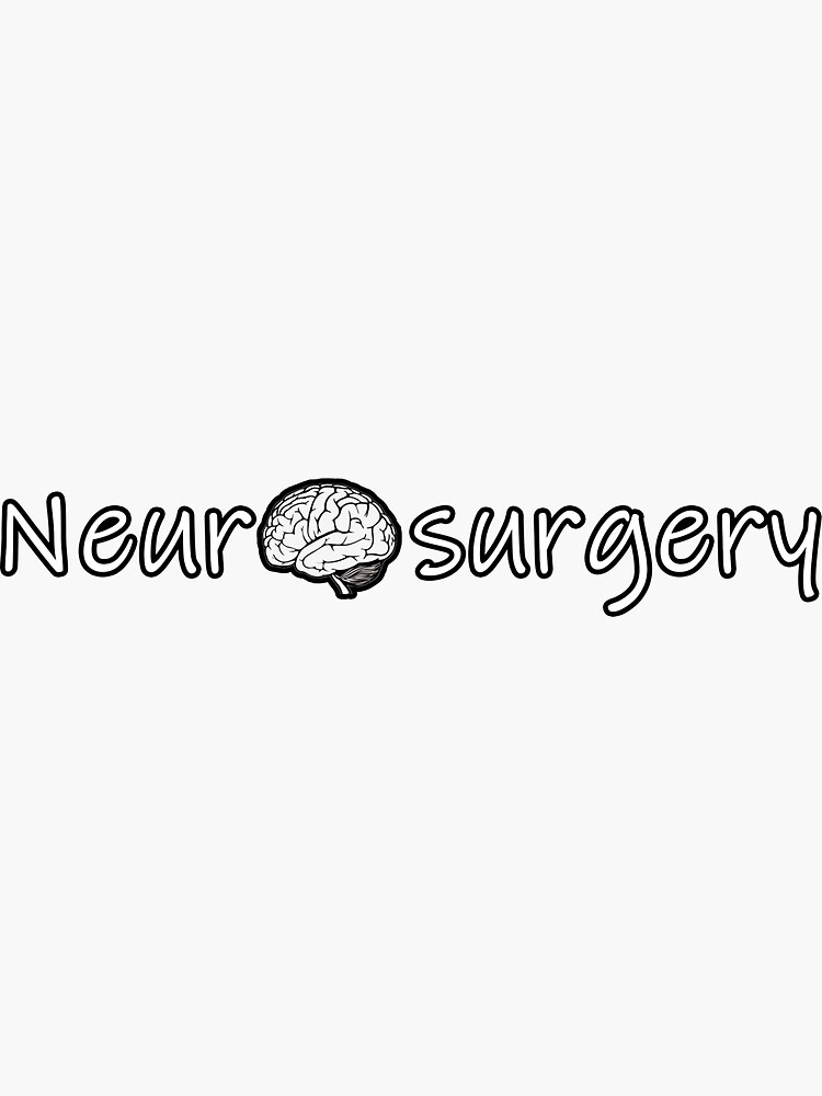 "Love Neurosurgery Design" Sticker for Sale by R3AL-D3SIGN | Redbubble